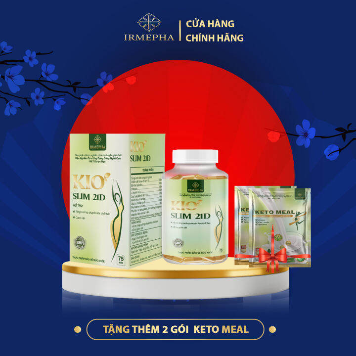 Viên Uống KIO SLIM 21D - Giảm Mỡ, Thải Độc Tố, Giảm Cholesterol Máu, An ...