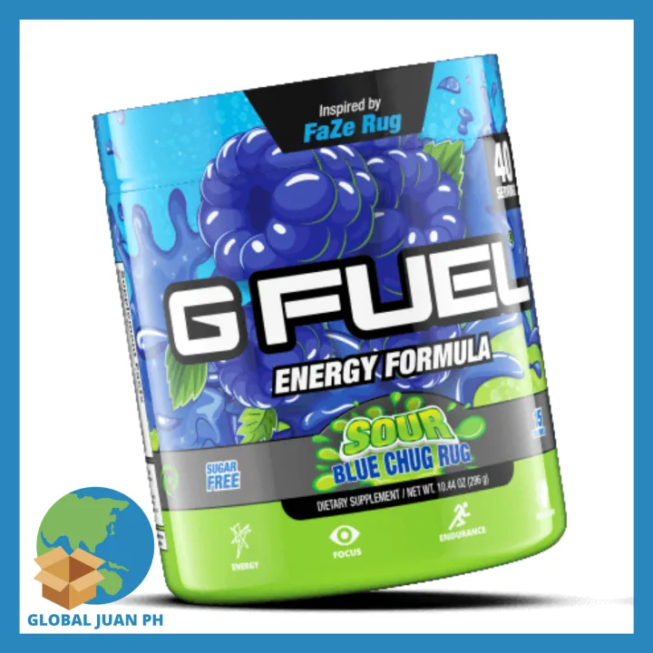 G FUEL Energy Formula Tub Inspired by FaZe Rug | Sour Blue Chug Rug ...