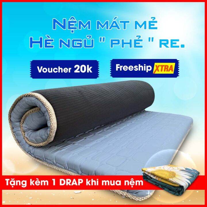 Đệm Topper nệm Foam đàn hồi và êm ái không xẹp lún, đủ size 80, 1m, 1m2 ...