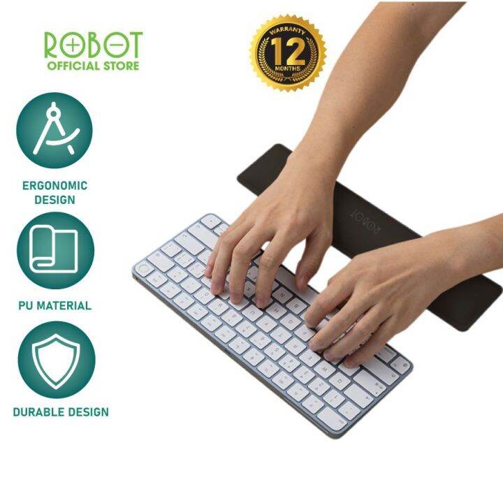 ROBOT RW02 Ergonomic Design PU Material Keyboard Wrist Rest Pad Armrest ...