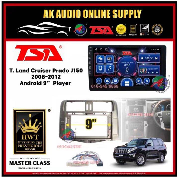 [ MTK 2+32GB ] TSA Toyota Land Cruiser Prado J150 2008 - 2012 Android 9 ...
