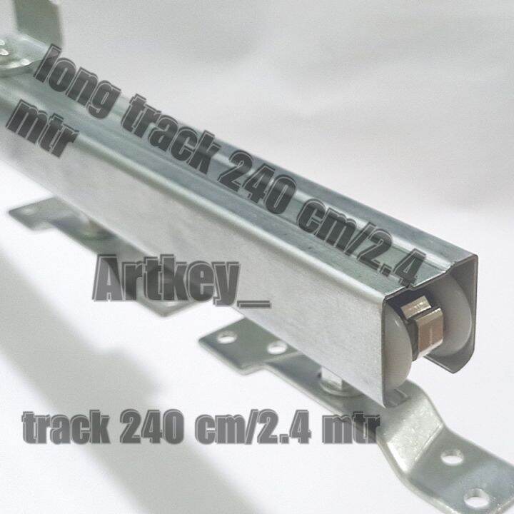 REL PINTU SLIDING/GESER GALVANIS/BESI TEBAL PANJANG 240 CM/ 2.4 METER | Lazada Indonesia