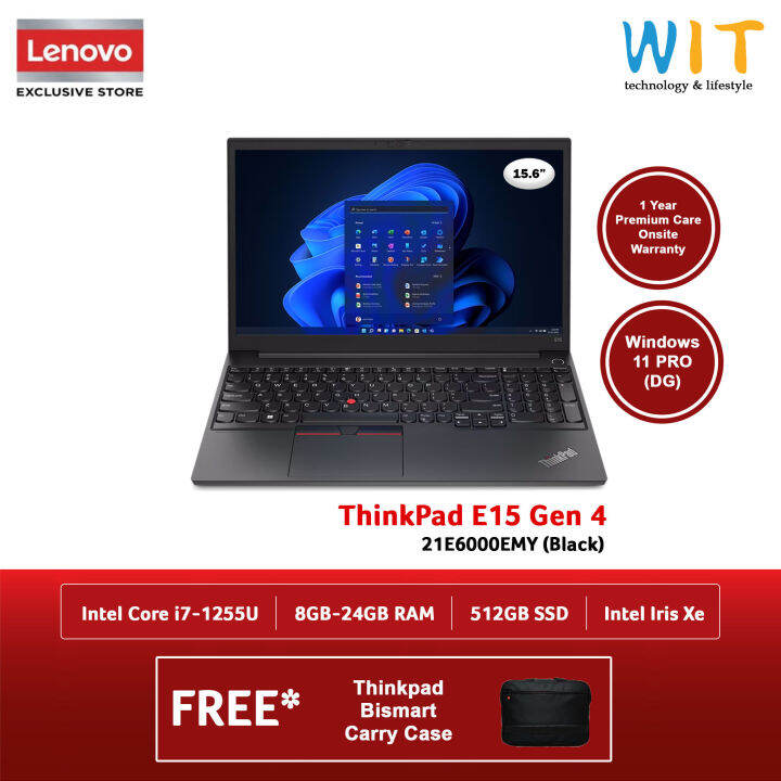 Lenovo ThinkPad E15 Gen 4 21E6000EMY /Intel Core i7-1255U /8GB-24GB RAM /512GB SSD /15.6" FHD ...