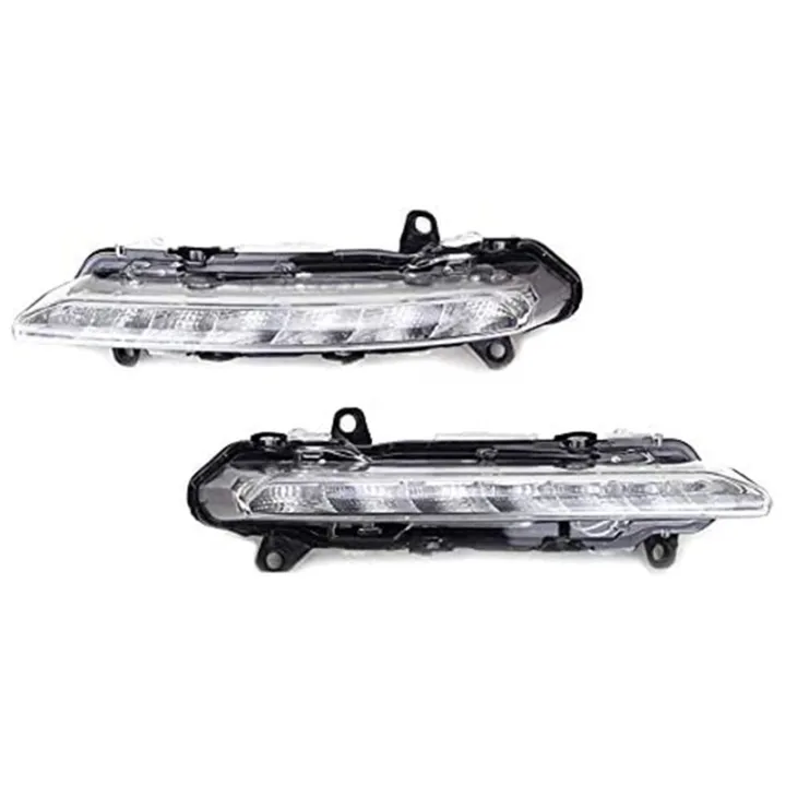 1 Pair L+R Led Drl Daytime Running Light for Mercedes S-Class 09-13 ...