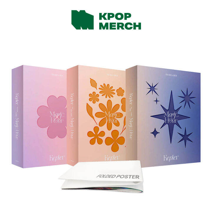 Kep1er - 5th Mini Album [ Magic Hour ] Photobook Ver. + Folded Poster | Lazada.co.th