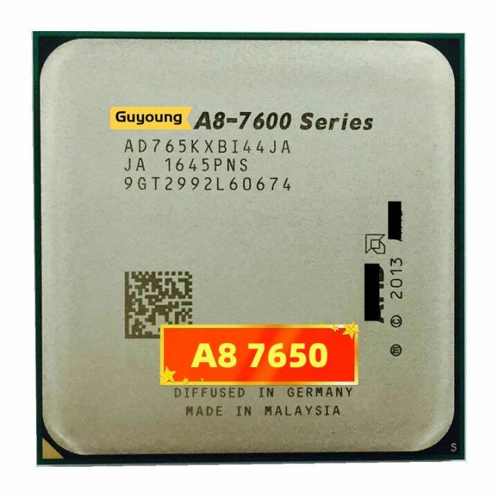 A8-Series A8 7650 7650K 3.3GHz Quad-Core CPU Processor AD765KXBI44JA ...