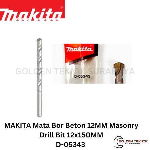 MAKITA D-05343 Mata Bor Beton 12MM Masonry Drill Bit 12x150MM | Lazada ...