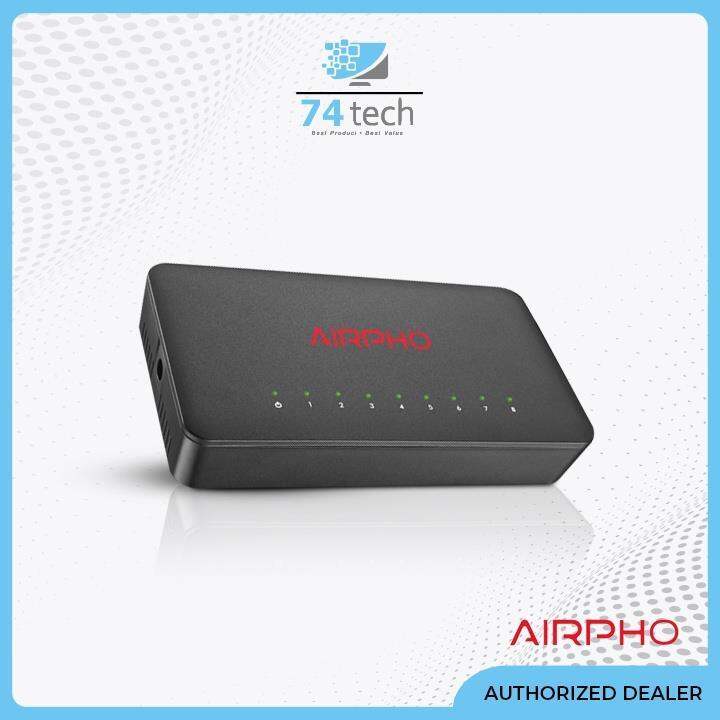 AIRPHO AR-GS108 8Port Gigabit Desktop Switch | Lazada PH