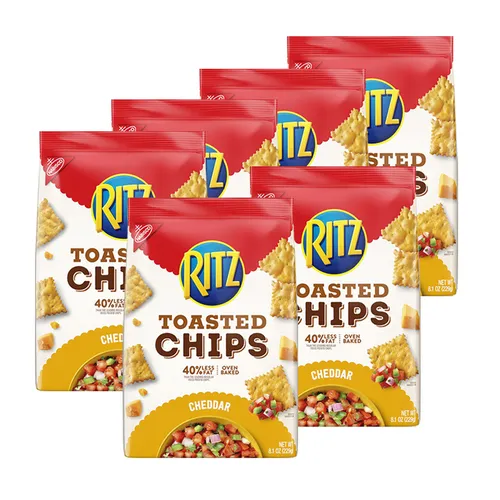 Nabisco Ritz Cheddar Toasted Chips 6 Pack (229g per Pack) | Lazada PH