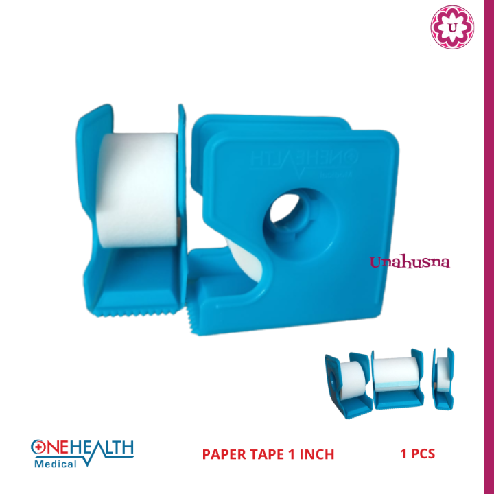 Onehealth Paper Tape Plester Luka Isopore 1 inch x 10 yard Anti Air ...