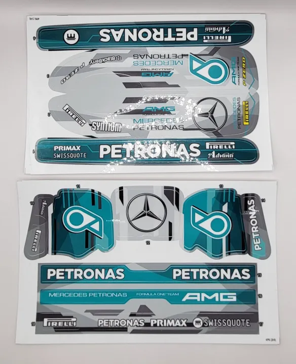 Futaba 4PK, 4PKS and 4PKS-R Sticker set Mercedes , Monster Energy , Red ...