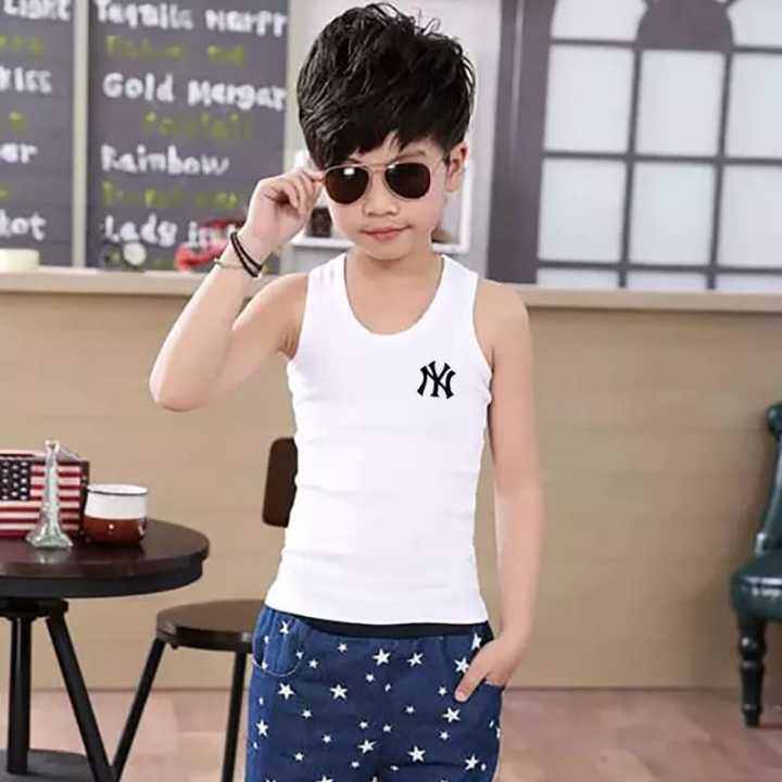 SINGLET ANAK UMUR 2-16 TAHUN LOGO NY N3W Y0RK KAOS SINGLET ANAK SINGLET ...