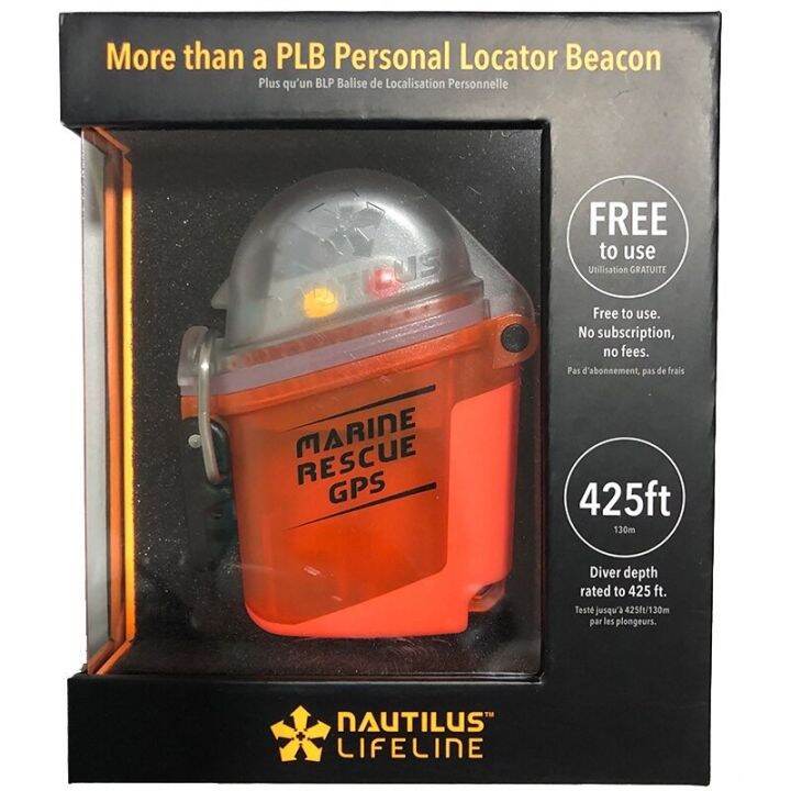 Nautilus Marine Rescue GPS ใต้น้ำกันน้ำ 130 เมตร ขนาดเล็กขนาดพกพาAIS ...