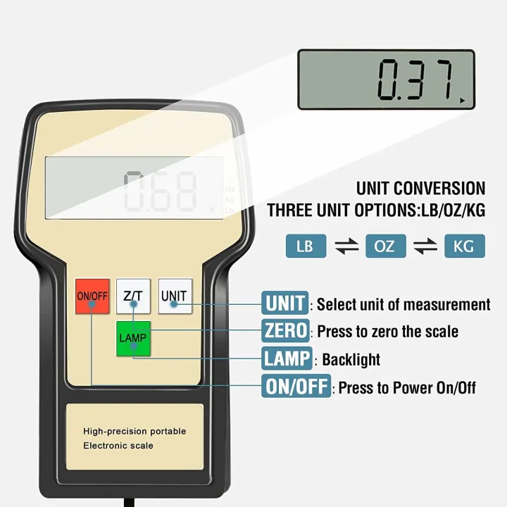 [COD]Electronic Refrigerant Scale Charging HVAC Tools 410A Refrigerant ...