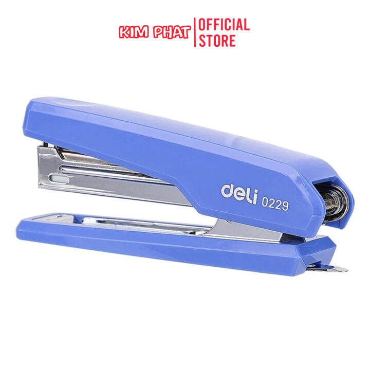 Dập ghim, bấm kim số 10 DELI E0229 khay đựng ghim dài có thể để được 2 ...