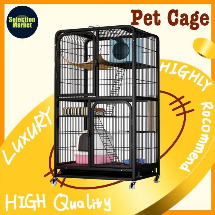 Cat Cage Easy Assemble Cage Pet 2/4 Layer House Pet Cage | Lazada PH