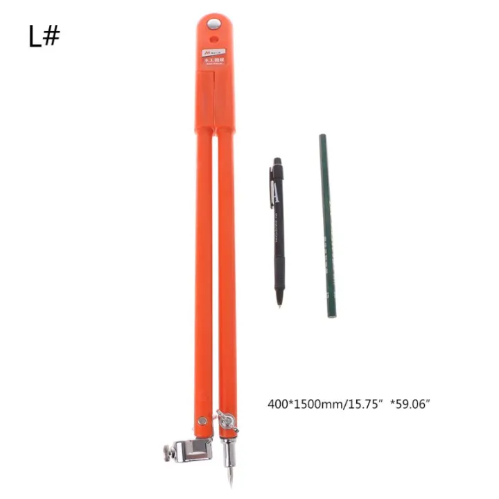 Carpenter Precision Pencil Compasses Large Diameter Adjustable Dividers ...