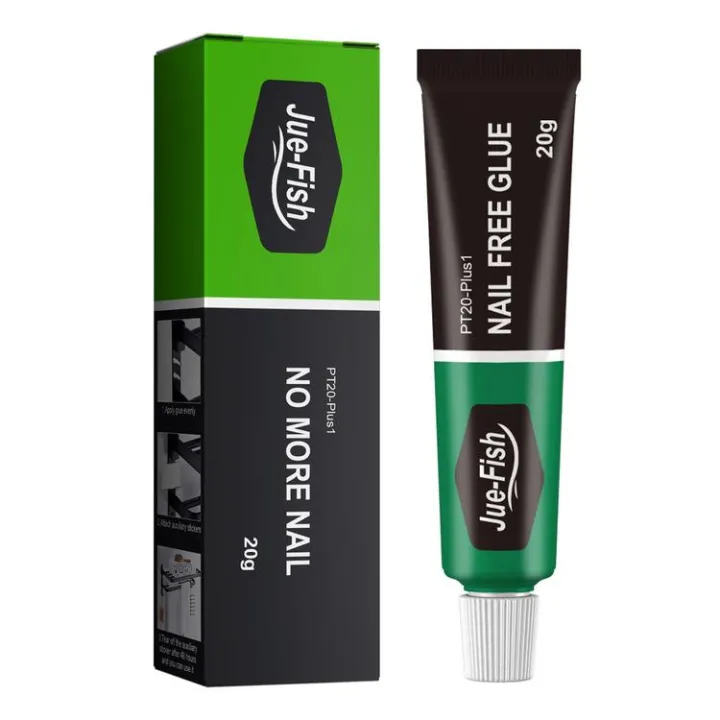 No More Nails Glue Waterproof Super Glue Heavy-Duty Clear Glue No More ...