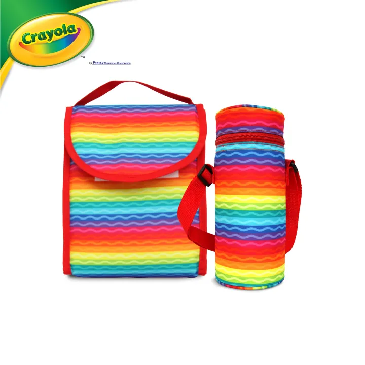 Crayola Red Lunch Bag and Bottle Holder Bundle | Lazada PH