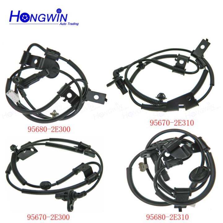 4Pcs Front Rear Left Right Wheel Speed ABS Sensor 95670-2E300 95670 ...