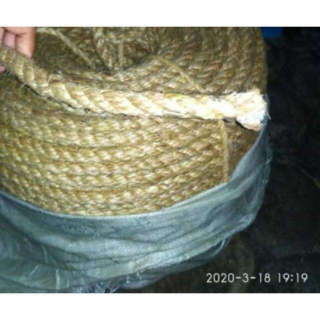 tambang atau tali sisal/Manila/rami 16 mm | Lazada Indonesia
