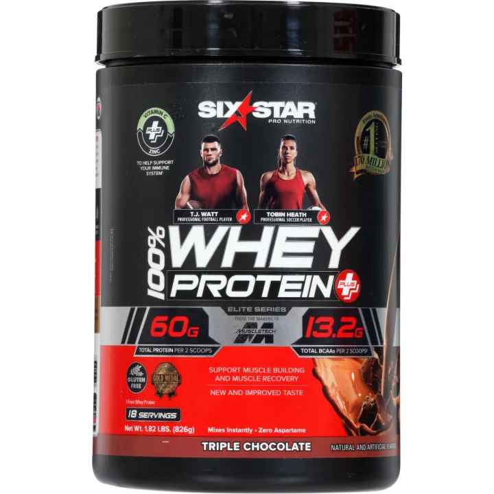 Six Star Pro Nutrition 100% Whey Protein 2 lbs. Chocolate 18 serve ...