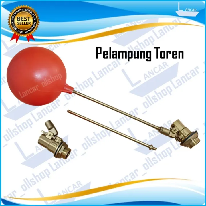 Pelampung Bola Tangki Air 1/2 Inci Kuningan / Floating Valve Toren ...