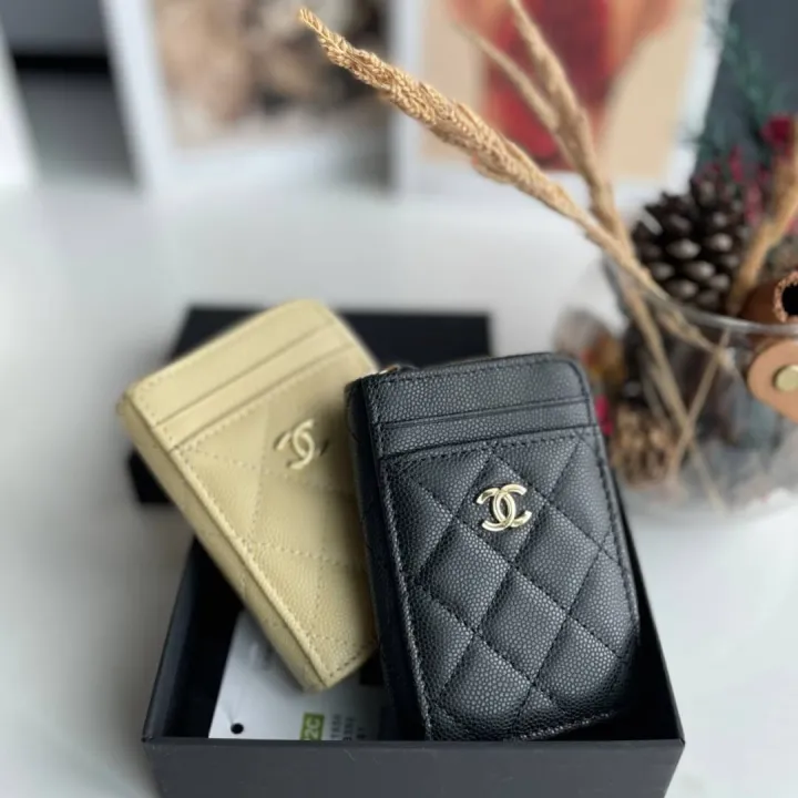 CC ZIPPY MINI WALLET CAVEAR กระเป๋าใส่บัตร กระเป๋าใส่การ์ด | Lazada.co.th