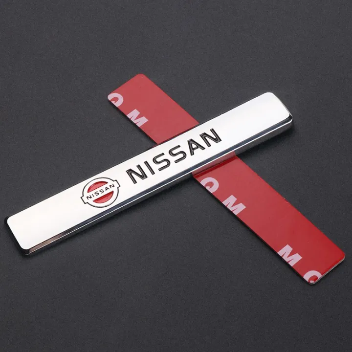 Huiyisunny Car styling 1PCS Metal Nissan Logo Car Auto Side Fender Rear ...