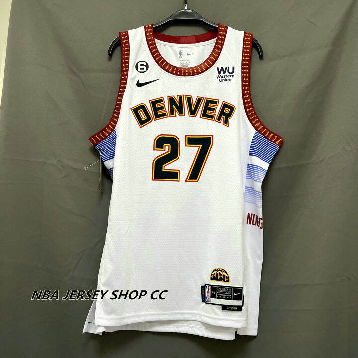 【High Quality】Men's New Original NBA 2022-23 Denver Nuggets #27 Jamal ...