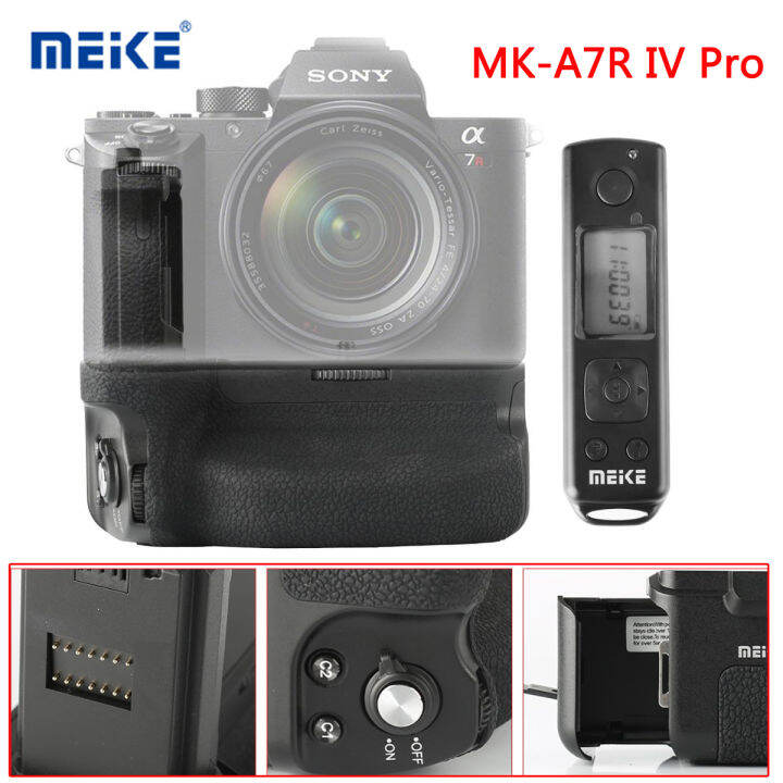 Meike MK-A7R IV Pro Battery Grip For Sony a7RIV a7R4 a7IV a74 a9II ...