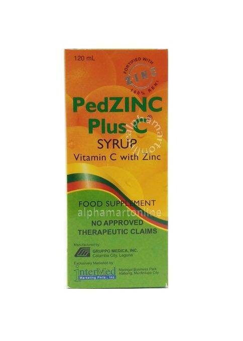 Pedzinc Plus C Syrup 120ml | Lazada PH