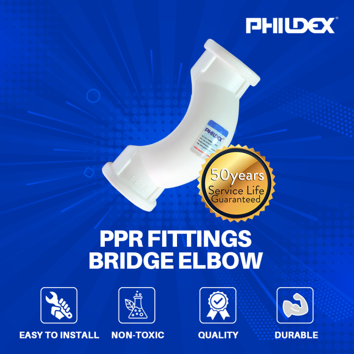 PHILDEX PPR Fittings- Bridge Elbow | Lazada PH