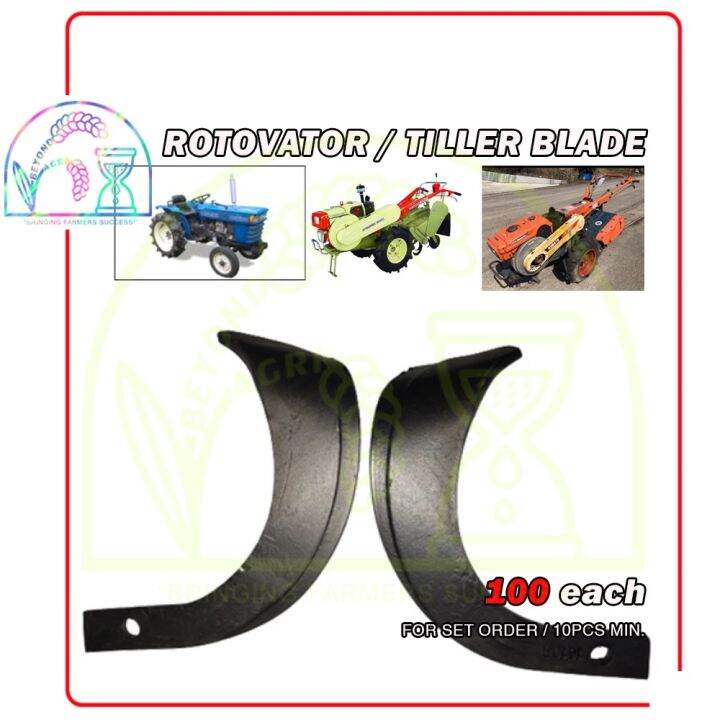 Tiller / Rotovator Blade Iseki Yanmar Kubota Mitsubishi Tractor Hand ...