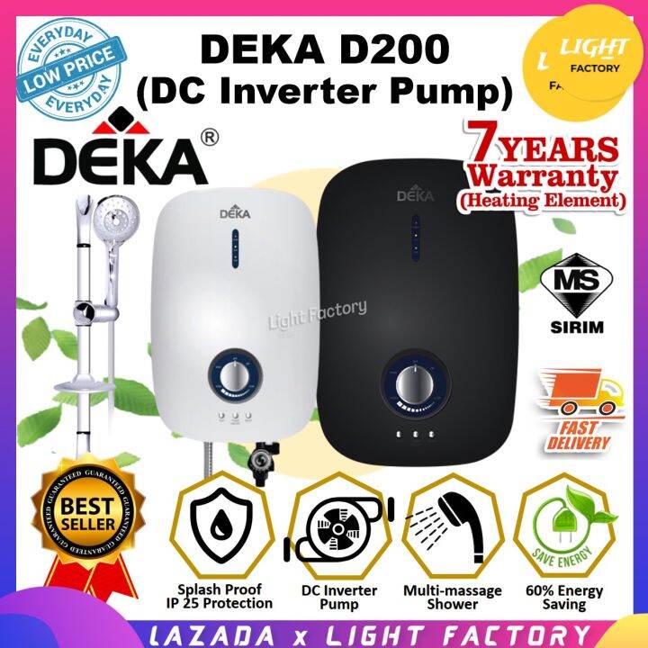 [EXTRA DISCOUNT for Follower️‼️] DEKA D200 DC Pump Instant Water Heater ...