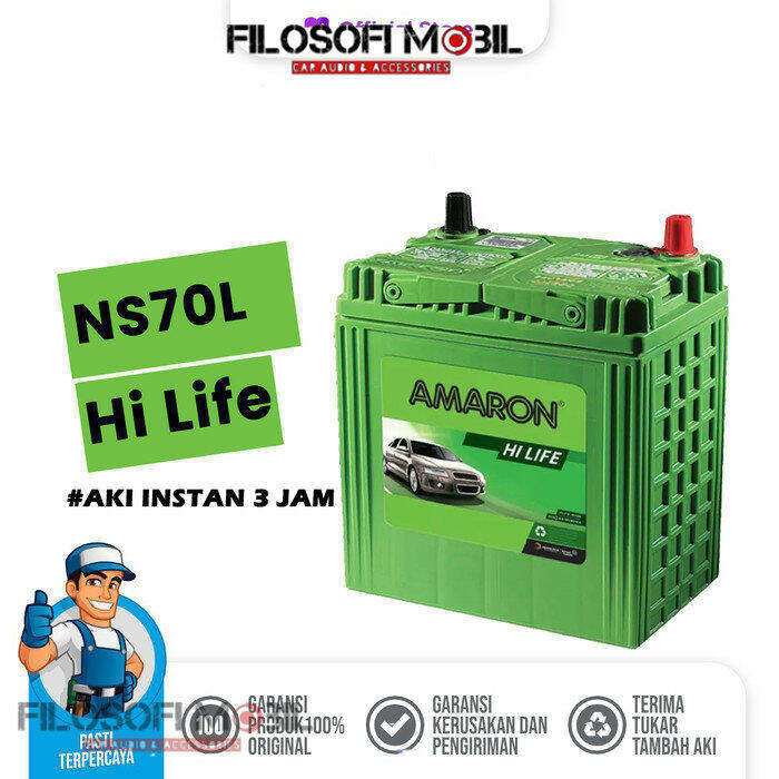 Aki Mobil Amaron Hi Life 95D26L - NS70L Toyota Fortuner Diesel | Lazada Indonesia