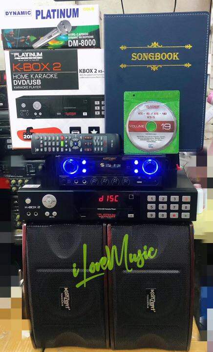 Videoke Set The platinum KBOX2 karaoke player with 20k songs and ...