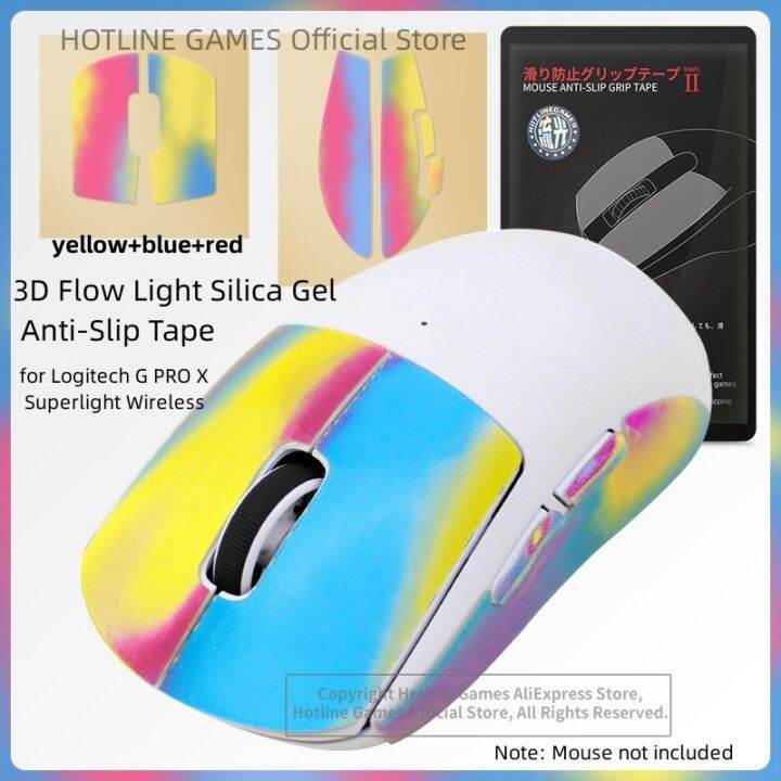 Hotline Games 3D Flow Light Silica Gel Mouse Anti Slip Tape for ...
