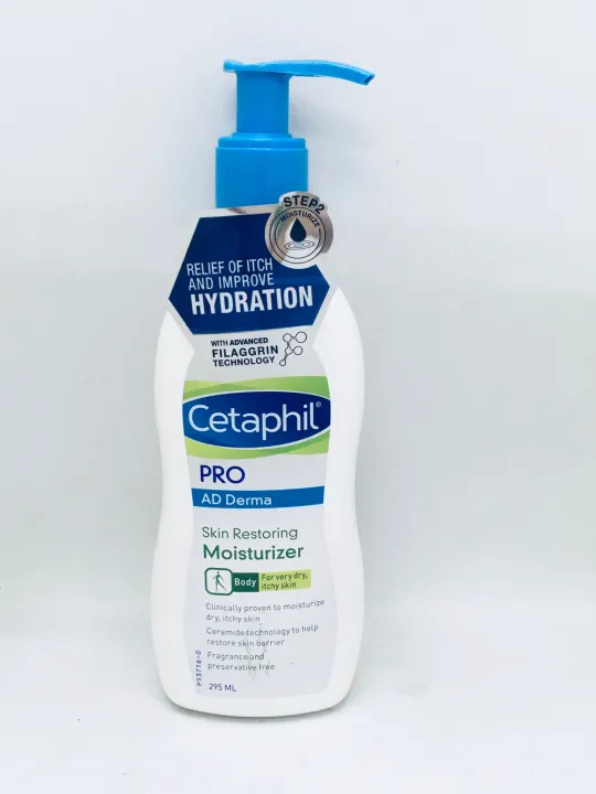 Cetaphil Pro AD Derma Skin Restoring Moisturizer 145ml/295ml | Lazada