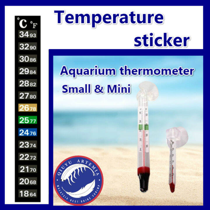 Aquarium Thermometer/Aqua Temperature Sticker | Lazada