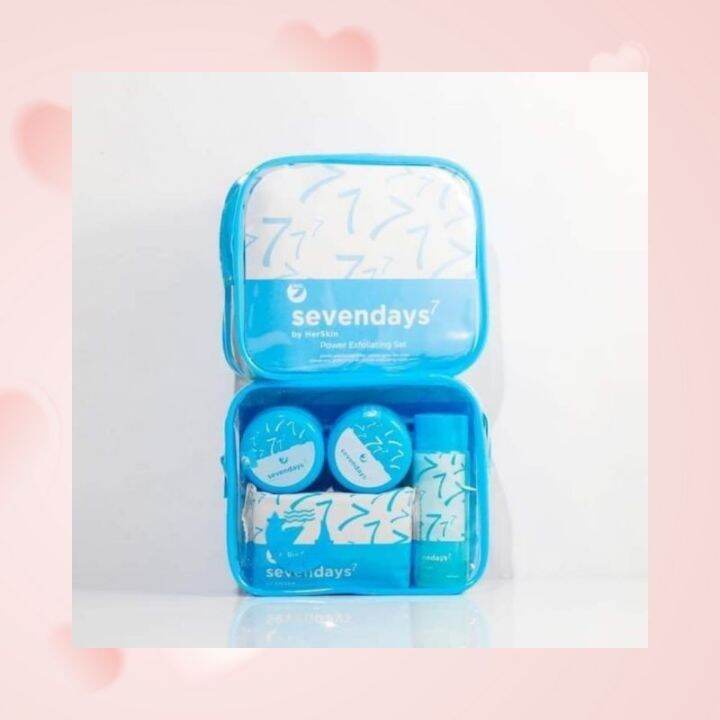 Seven Days Power Exfoliating Set by herskin (On Hand) | Lazada PH