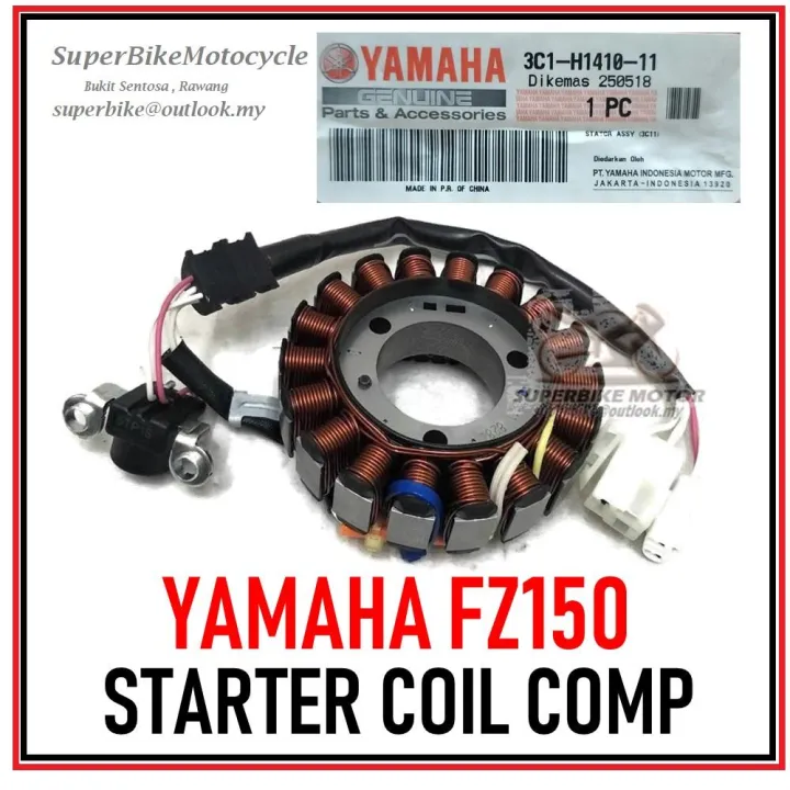 YAMAHA FZ150 - 100% Original Yamaha Starter Coil Complete / Fuel Coil ...