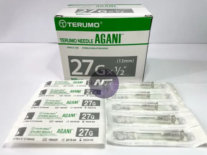 Terumo Agani 27G x 1/2" / 100 Pieces | Lazada PH