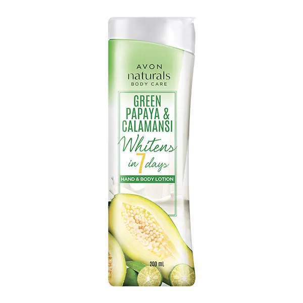 Avon Naturals Lotion 200ml Green Papaya & Calamansi Hand & Body by Avon ...