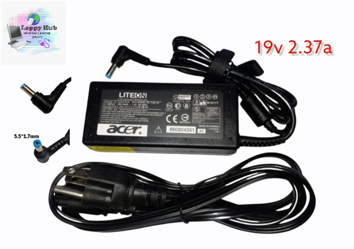 ACER LAPTOP CHARGER 19V 2.37A 5.5mm | Lazada PH