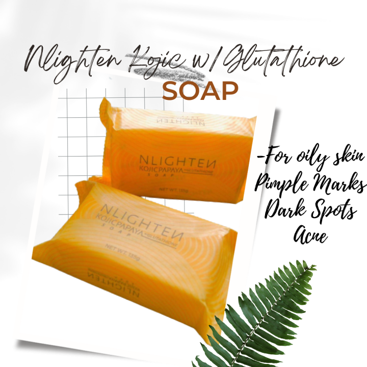 Nlighten Kojic Papaya with Glutathione Soap | Lazada PH