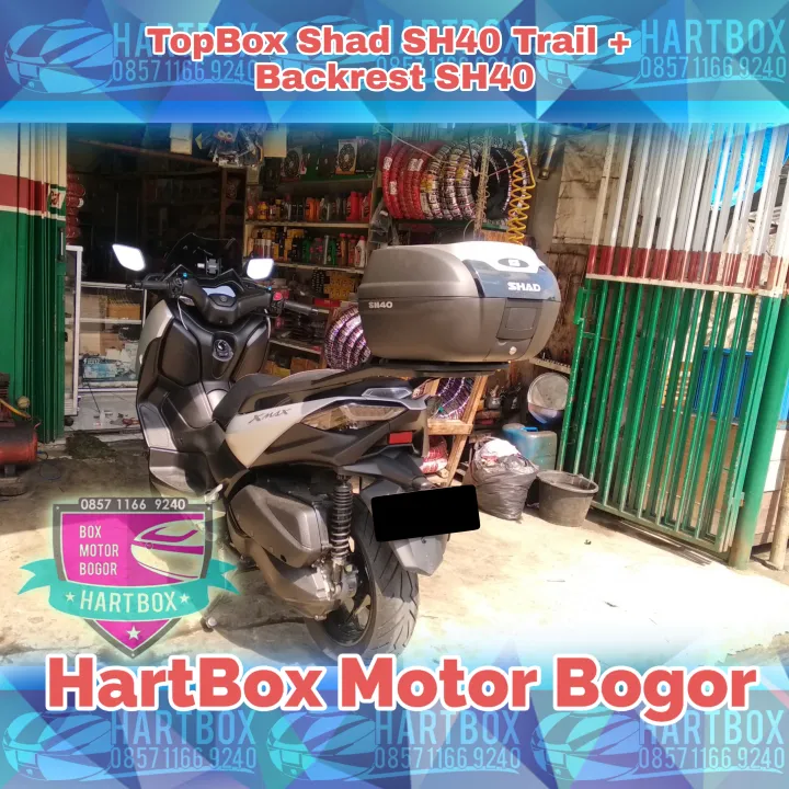 Box Touring Shad SH40 Trail / SH 40 Almu | Box Motor Shad SH40 Liter ...