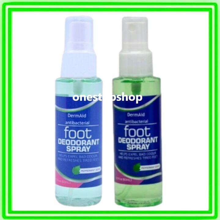 Dermaid Foot Deodorant Spray 60 mL x2 | Lazada PH