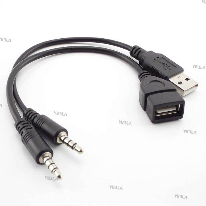 3.5mm 4 pole stereo Jack Male to USB 2.0 Type A male female Audio AUX ...