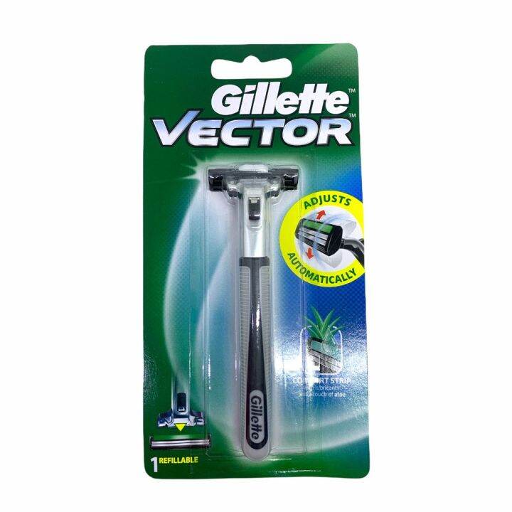 Alat Cukur Pria Gillette Vector Refillable isi 1 | Lazada Indonesia